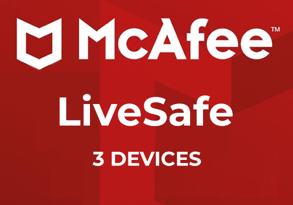 McAfee LiveSafe 3 Devices Key - GLOBAL McAfee LiveSafe 3 Devices Key - GLOBAL