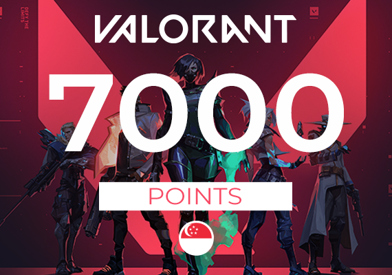 VALORANT Gift Card - 7000 Valorant Points Key - SINGAPORE