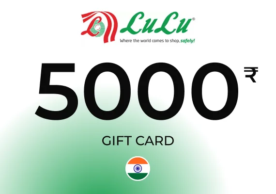 Lulu Hypermarket Gift Card 5000 INR Key - INDIA