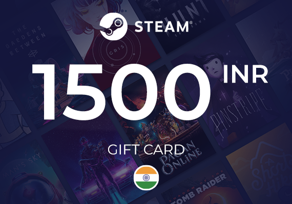 Steam Wallet Gift Card 1500 INR Key - INDIA